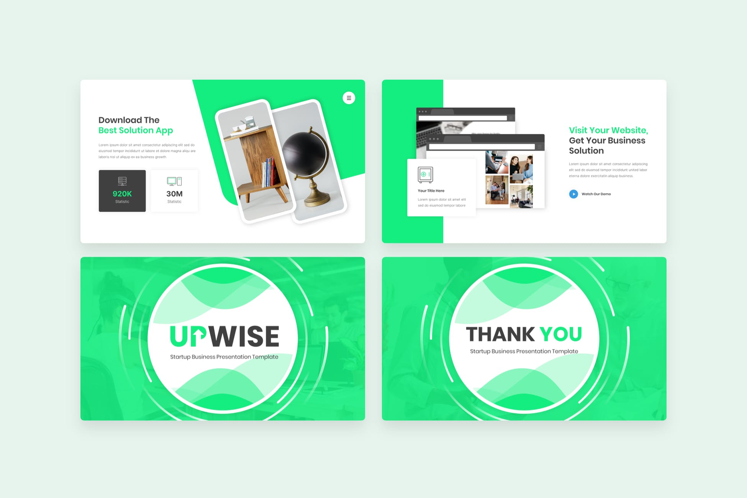 5164 高质量信息科技服务项目介绍演讲主图PPT模板全套@GOOODME.COM _ 果觅网（gooodme）